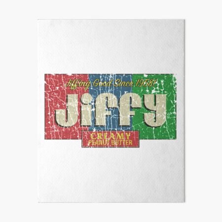 "Mandela Effect Jiffy Peanut Butter 1958 " Art Board Print for Sale by ...