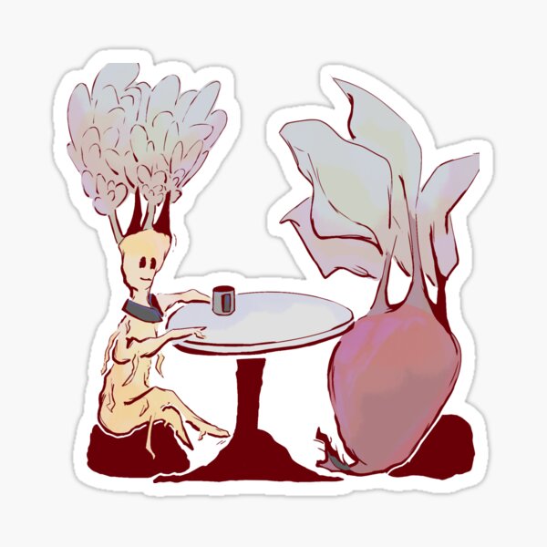 "beet root friend" Sticker by QuiteBlue | Redbubble
