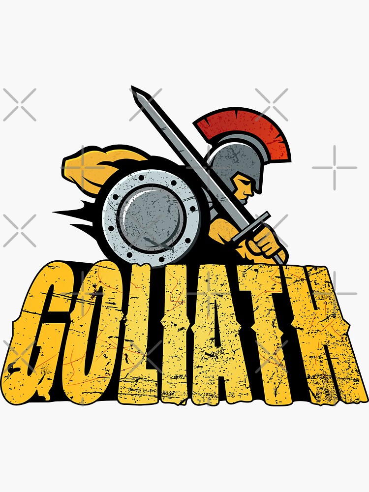 Logo Sei Bandiere Goliath Between David And Goliath Immagini E