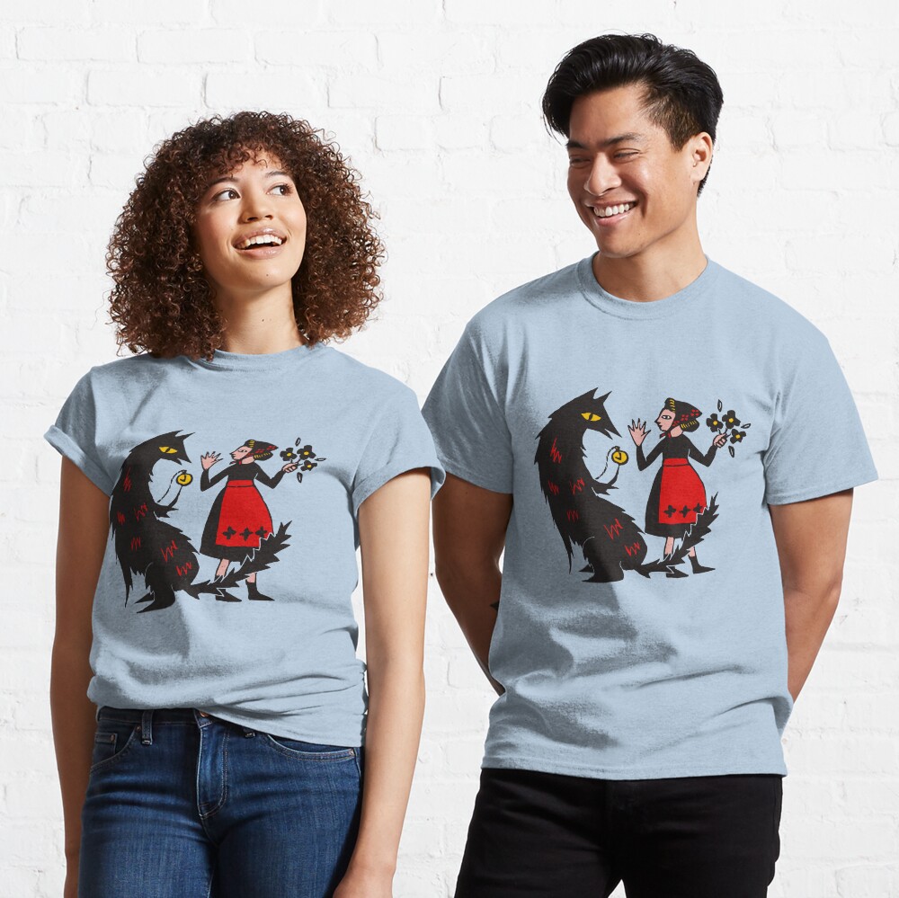 "What's the time, Mr Wolf" Sticker for Sale by tanaudel | Redbubble