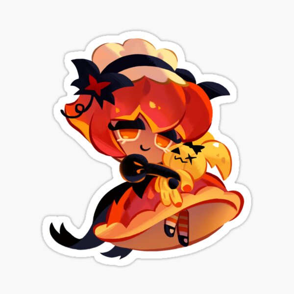 "Pumpkin Pie Cookie" Sticker for Sale by mixslip | Redbubble