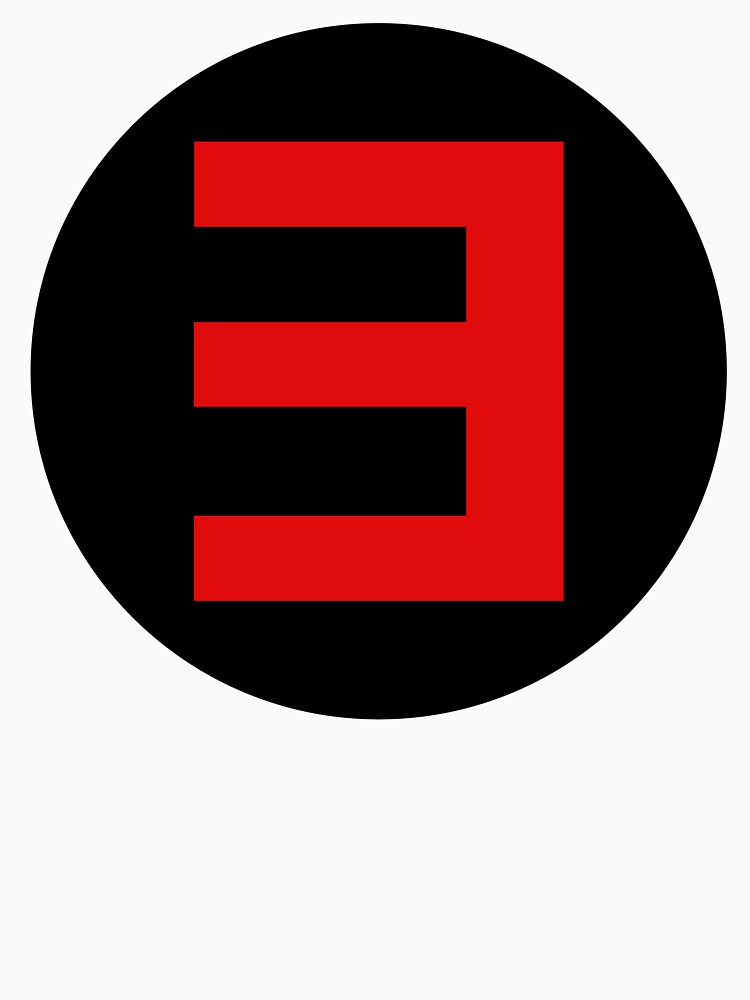 "Eminem E Logo black & Red" Essential T-Shirt for Sale by vikyky ...