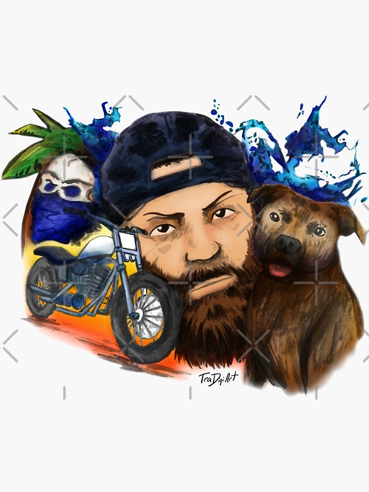 "BBMC Graffiti Art" Sticker for Sale by TraDigiArt | Redbubble