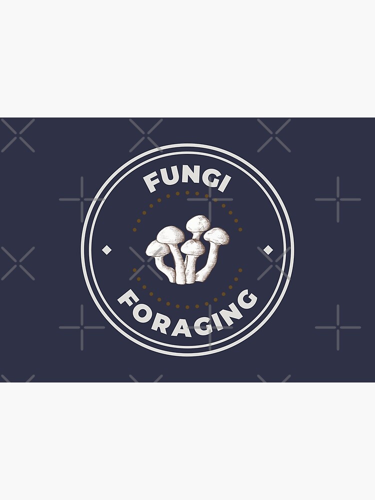 "Mushroom fungi foraging mycology logo" Art Print for Sale by Morcawork ...