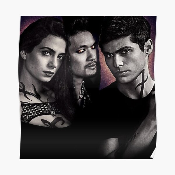 "Shadowhunters: Magnus/Alec/Izzy" Poster for Sale by OUaTPreachers ...