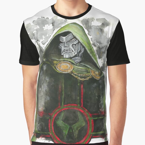 "Doctor Doom" Graphic T-Shirt for Sale by kattertotts | Redbubble