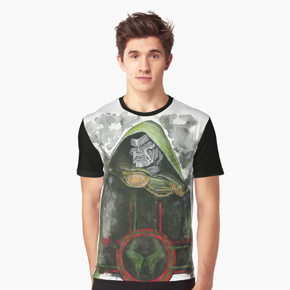 "Doctor Doom" T-shirt for Sale by kattertotts | Redbubble | doctor doom ...