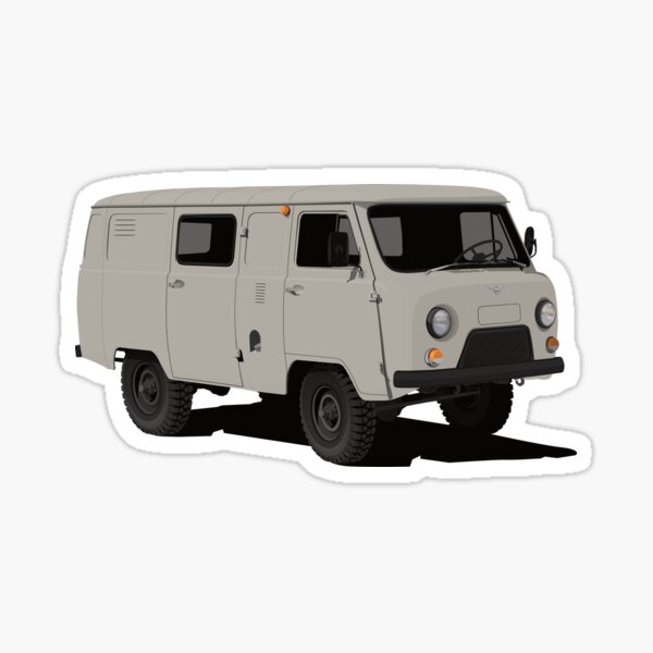 "UAZ-452 - УАЗ-452 -UAZ Bukhanka beige" Sticker for Sale by ...