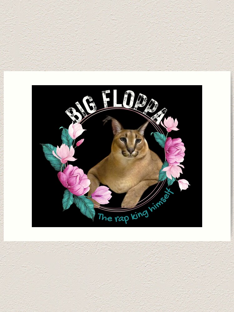 "Big Floppa zab loing Big Floppa Cat" Art Print for Sale by llon ...