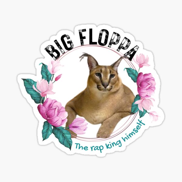 "Big Floppa zab loing Big Floppa Cat" Sticker for Sale by llon | Redbubble