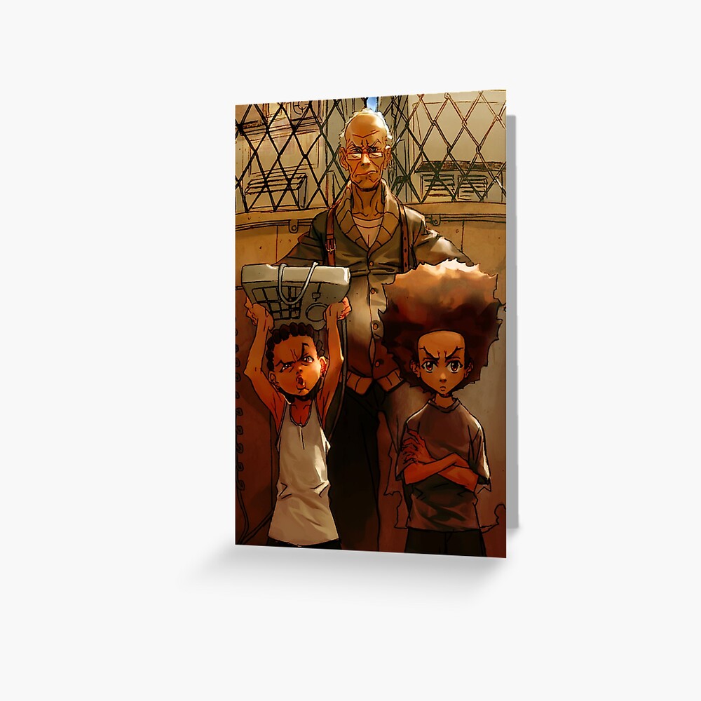 "The Boondocks Huey" Greeting Card by PabloPatterns | Redbubble