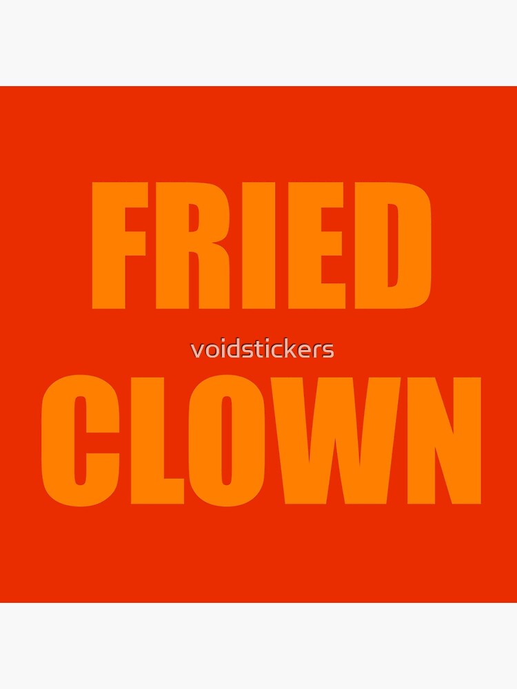 "Fried Clown iCarly Penny Tee" Poster for Sale by voidstickers | Redbubble
