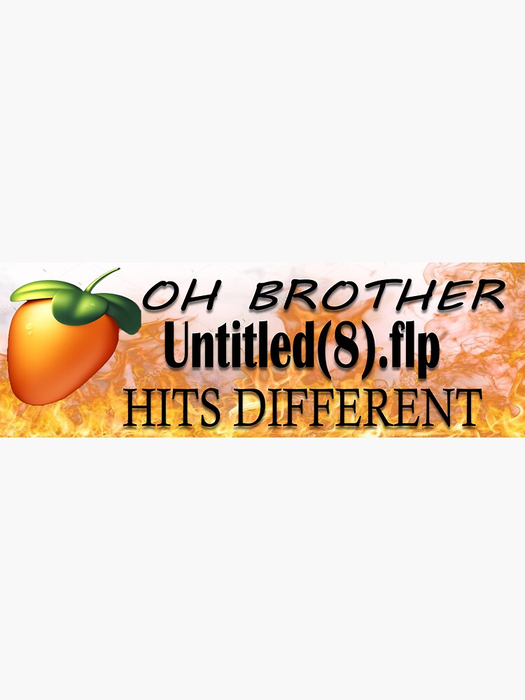 "fl studio untitled(8) sticker" Sticker for Sale by xxGOO-SHOPxx ...