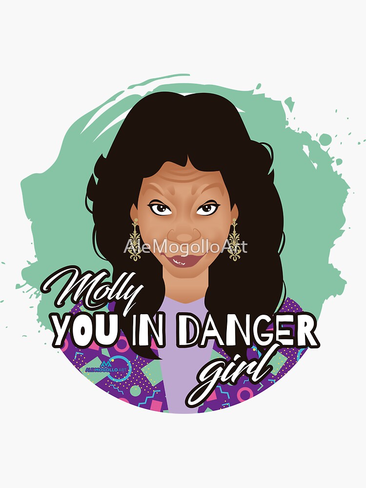 "Molly" Sticker for Sale by AleMogolloArt | Redbubble