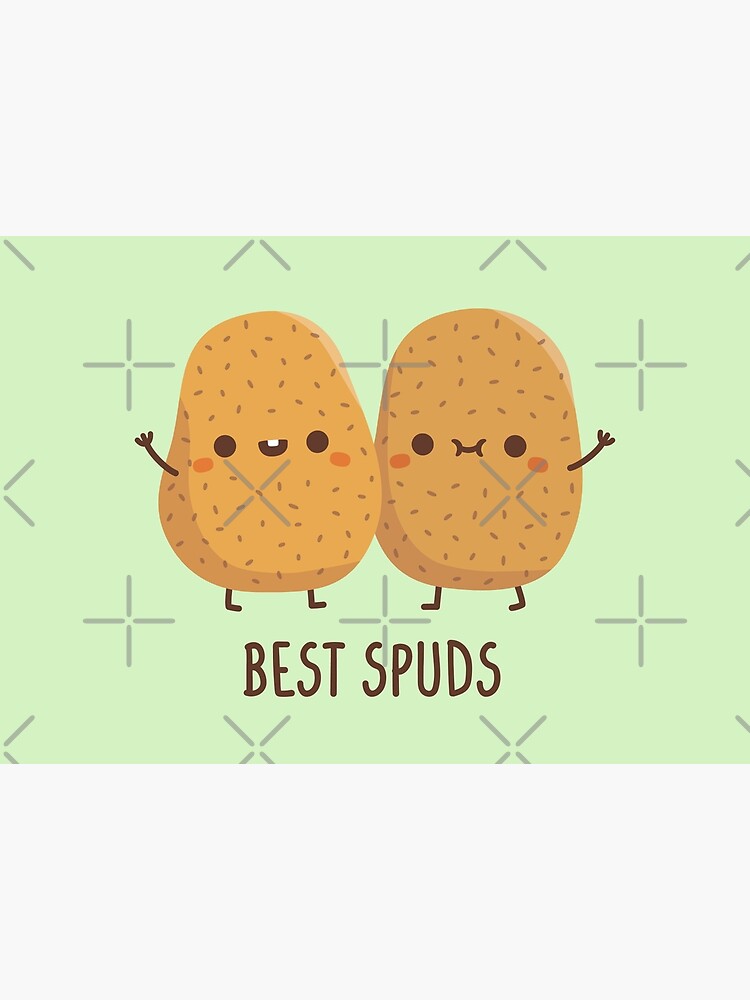 "Cute Potatoes Best Spuds Best Buds " Poster for Sale by rustydoodle ...