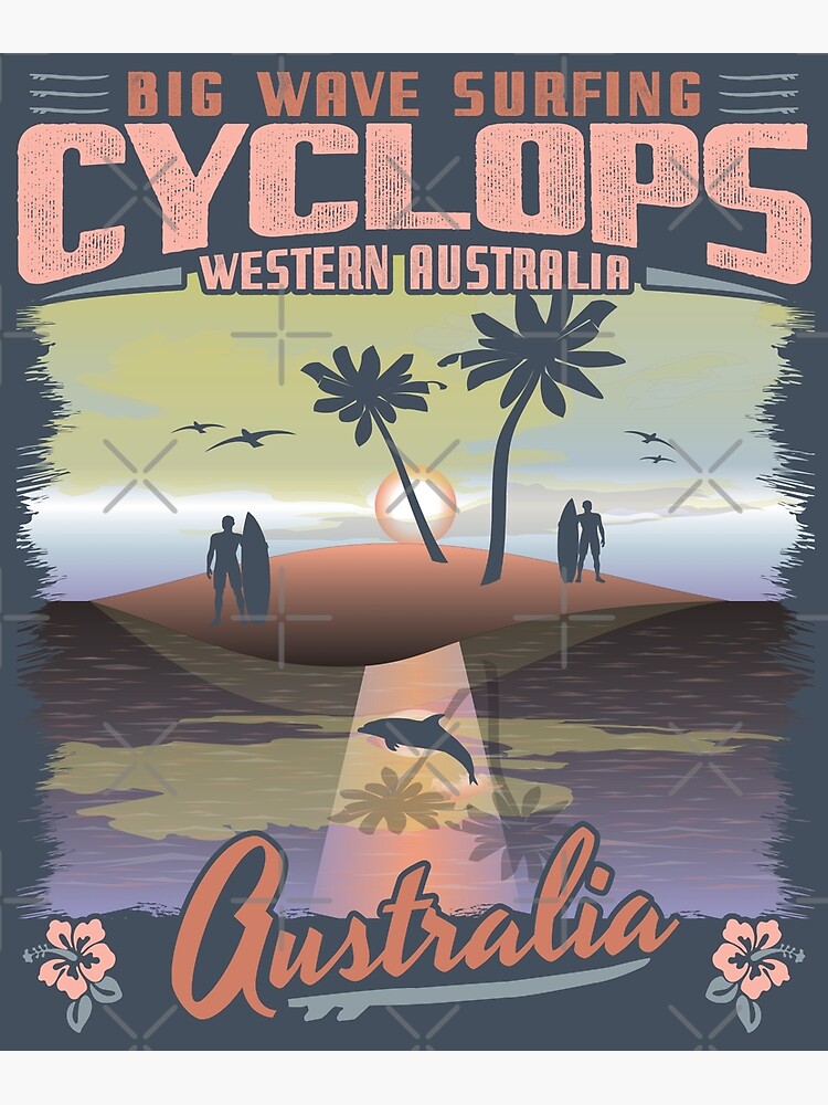 Póster «PARQUE NACIONAL CYCLOPS CAPE LE GRAND - BIG WAVE SURF ...