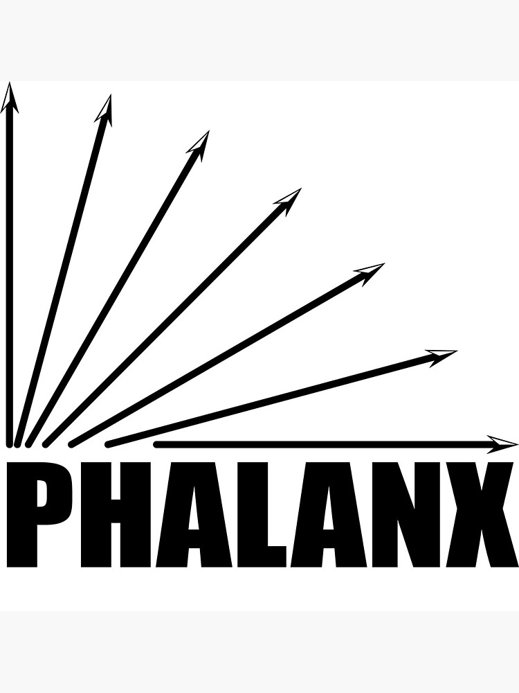 "Phalanx Logo " Art Print for Sale by malischedio | Redbubble