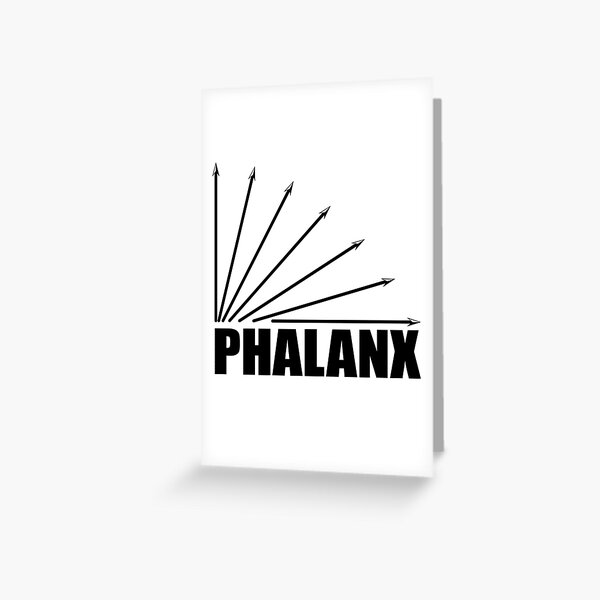 "Phalanx Logo " Greeting Card by malischedio | Redbubble