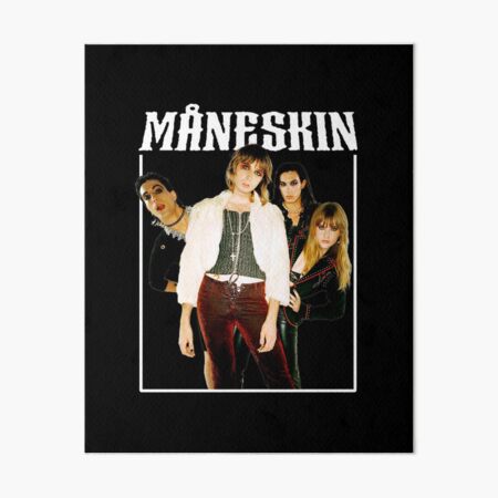"MANESKIN Måneskin merchandising" Art Board Print by lacato | Redbubble