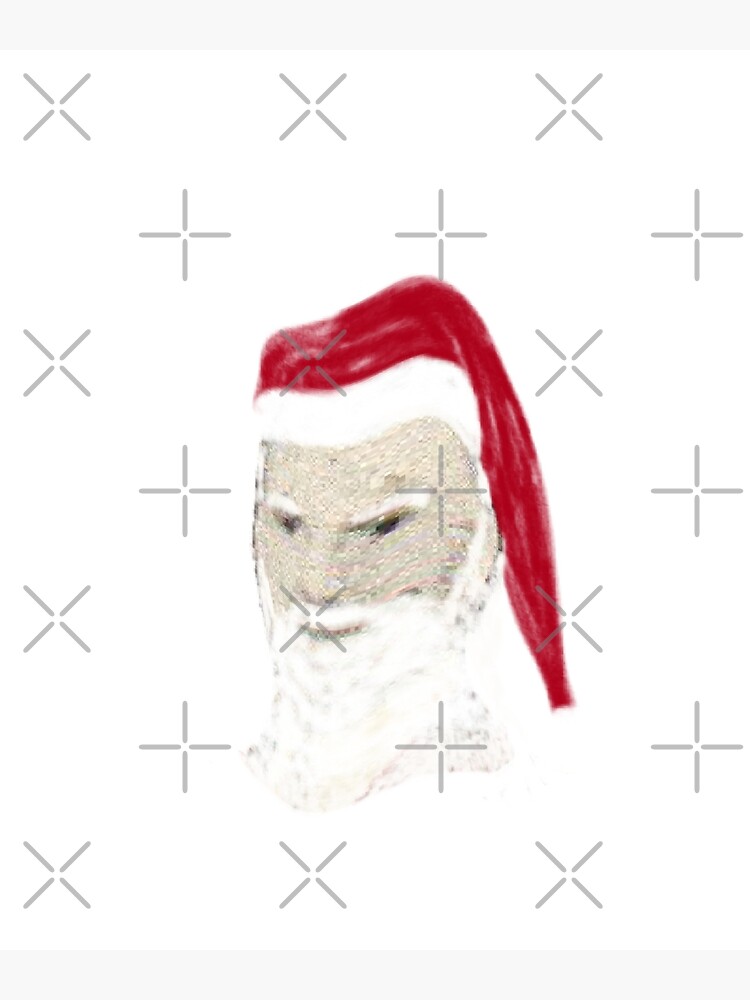 "Santa Meme" Poster for Sale by iamzigzaggy | Redbubble