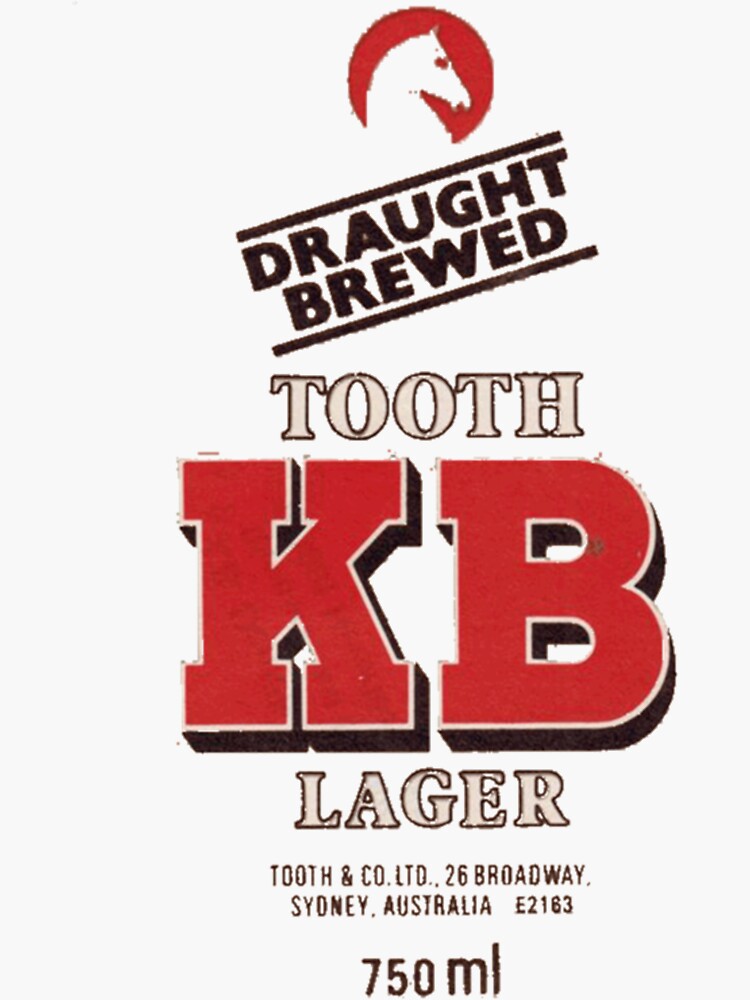 "tooth KB Lager" Sticker by Melisa-Hulex | Redbubble