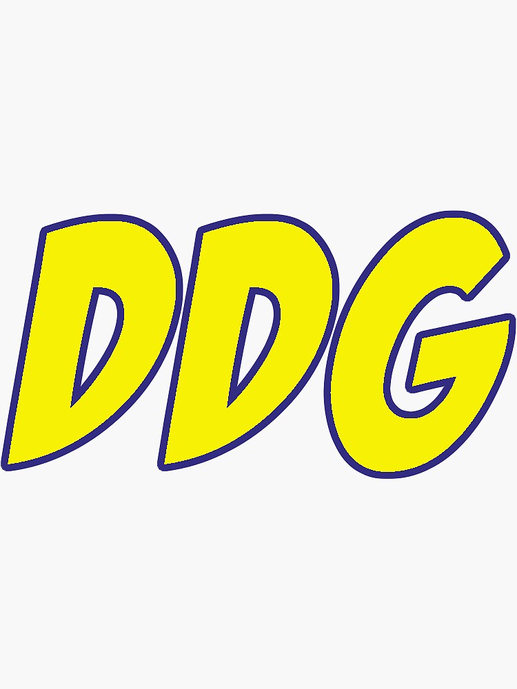 "DDG Logo" Sticker for Sale by DiddiDoesGames | Redbubble