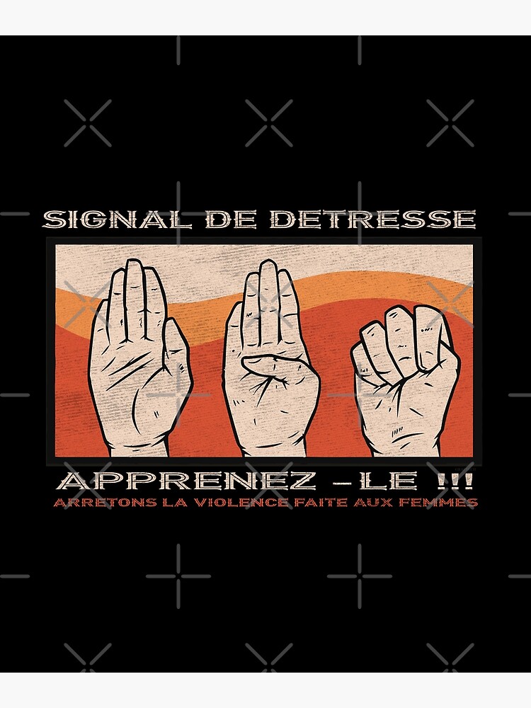"Signal de Detresse Quebec 2021 - Violence faite aux femmes" Poster for ...