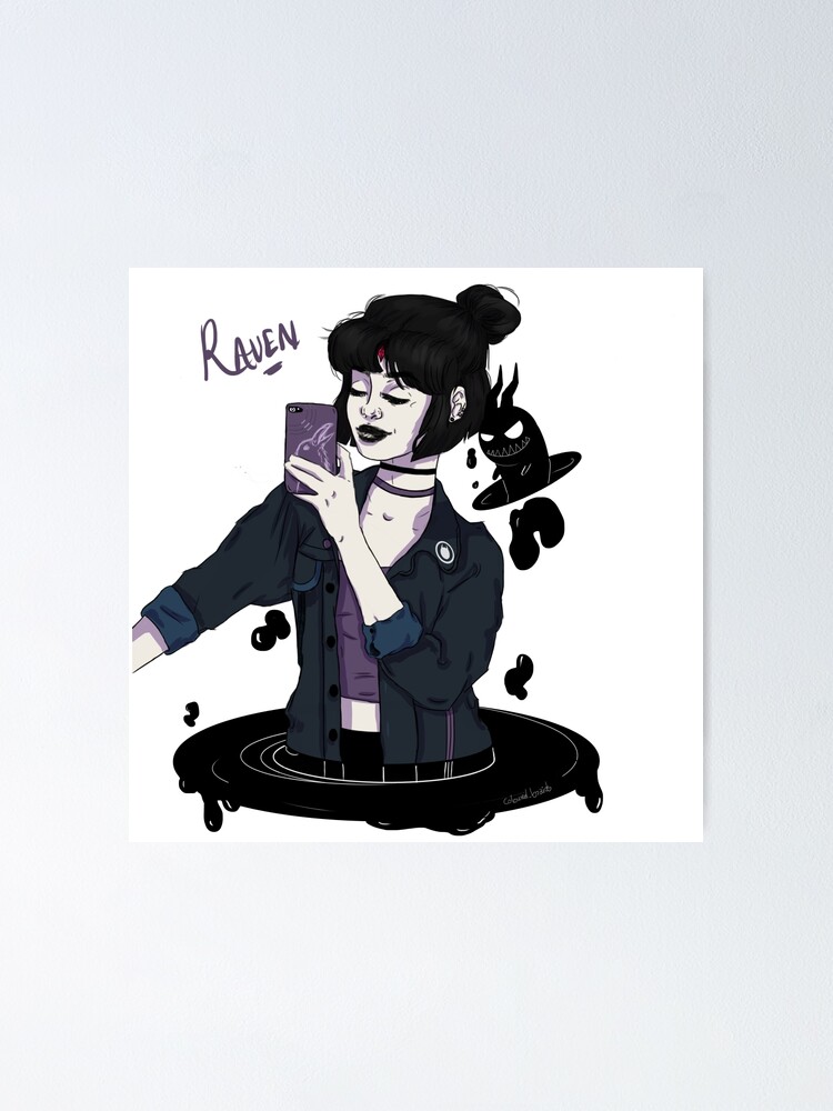 "Teen Titans Raven" Poster for Sale by Damakka- | Redbubble