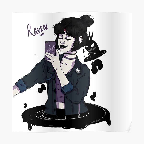 "Teen Titans Raven" Poster for Sale by Damakka- | Redbubble