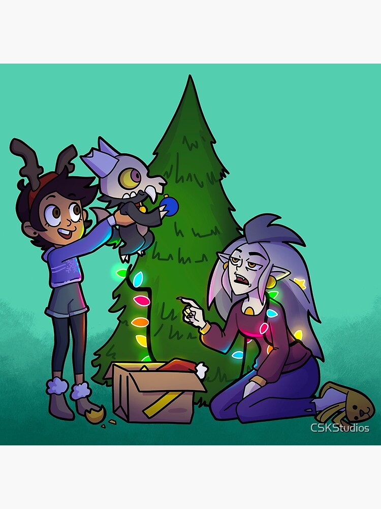 "Luz King Eda Christmas Magic" Poster for Sale by CSKStudios | Redbubble