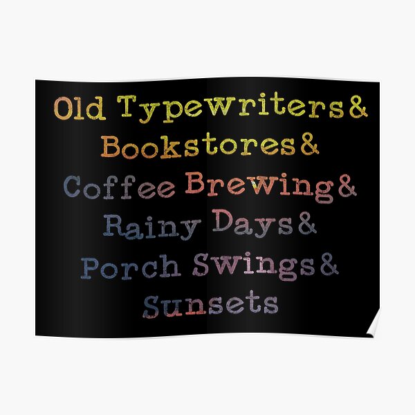 "I Like Simple Pleasures" Poster by Hecate-Emporium | Redbubble