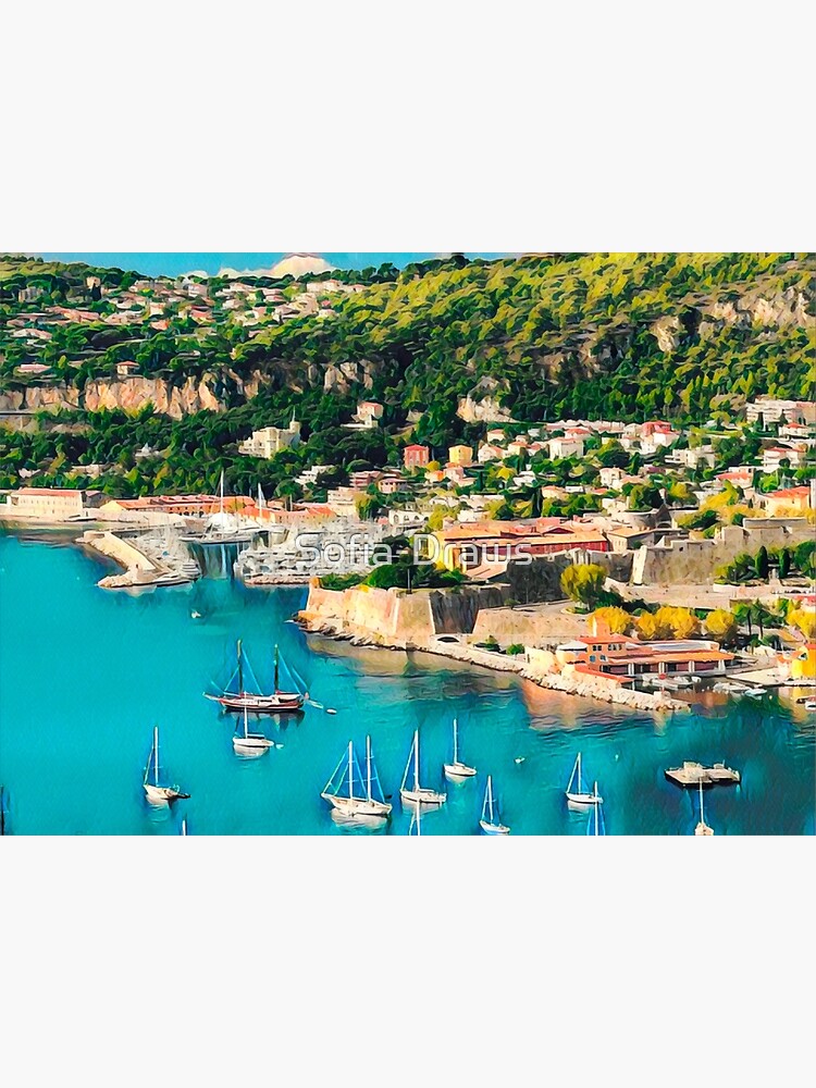 "Summer in Nice" Poster for Sale by Sofia-Draws | Redbubble