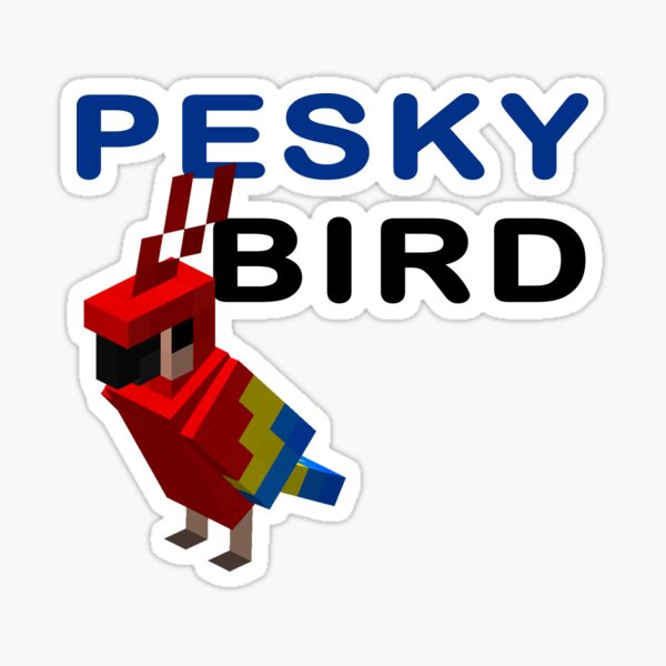 "pesky bird" Sticker for Sale by handa19 | Redbubble