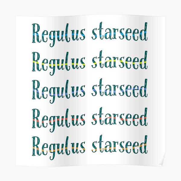 "Regulus starseed" Poster by Icelya | Redbubble