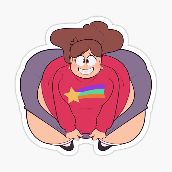 "Flat Mabel" Sticker for Sale by RidiculousCake | Redbubble