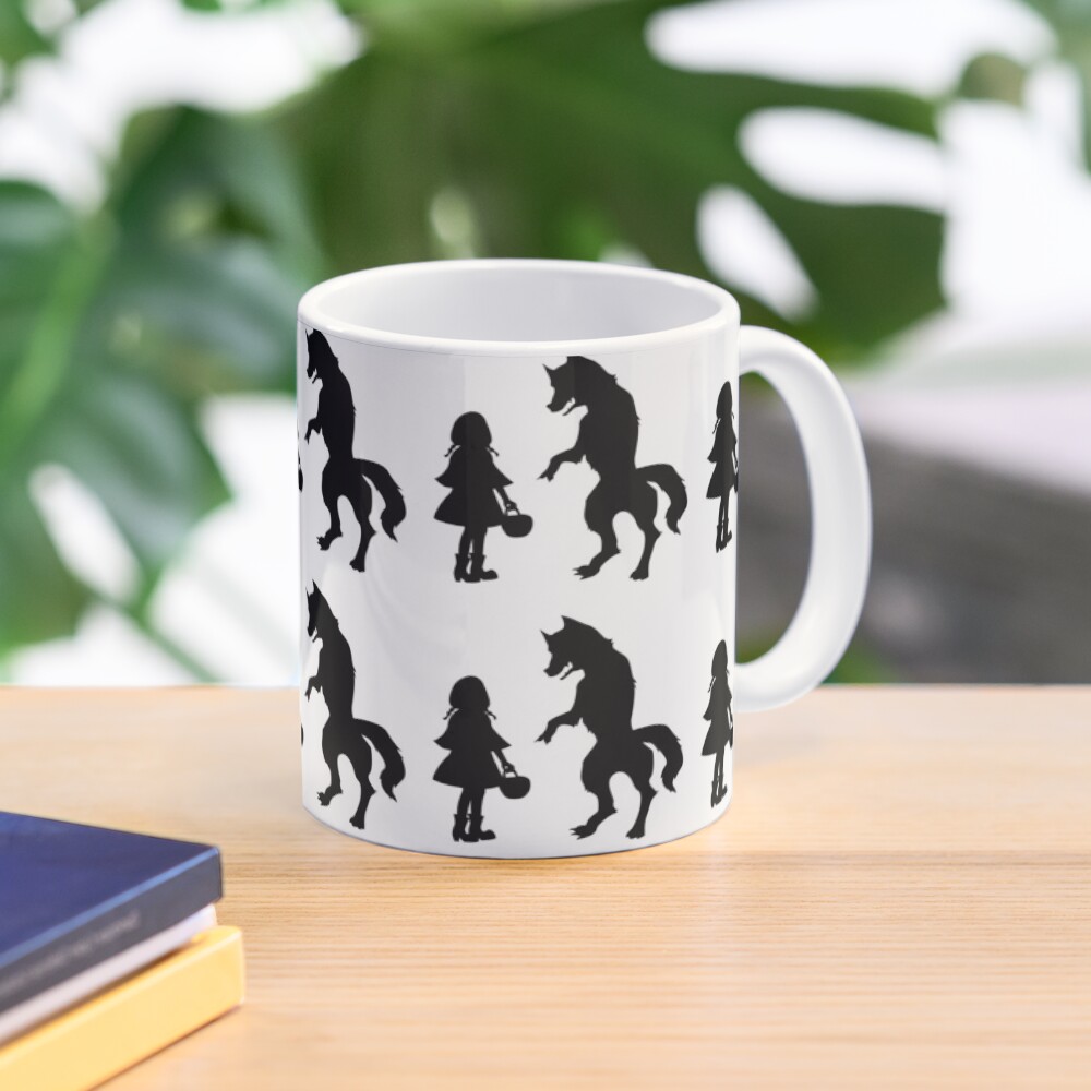 "Little Red Riding Hood Silhouette" Sticker for Sale by Kerolomounir ...