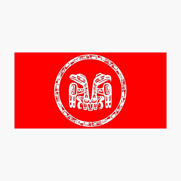 "Flag of the Haida Nation Canada" Photographic Print for Sale by mo91 ...
