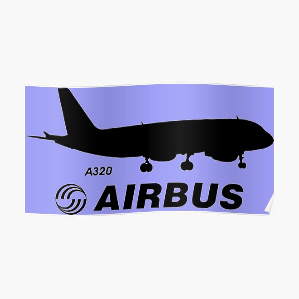 "Airbus A320 Illustration" Poster for Sale by Ljubo339- | Redbubble