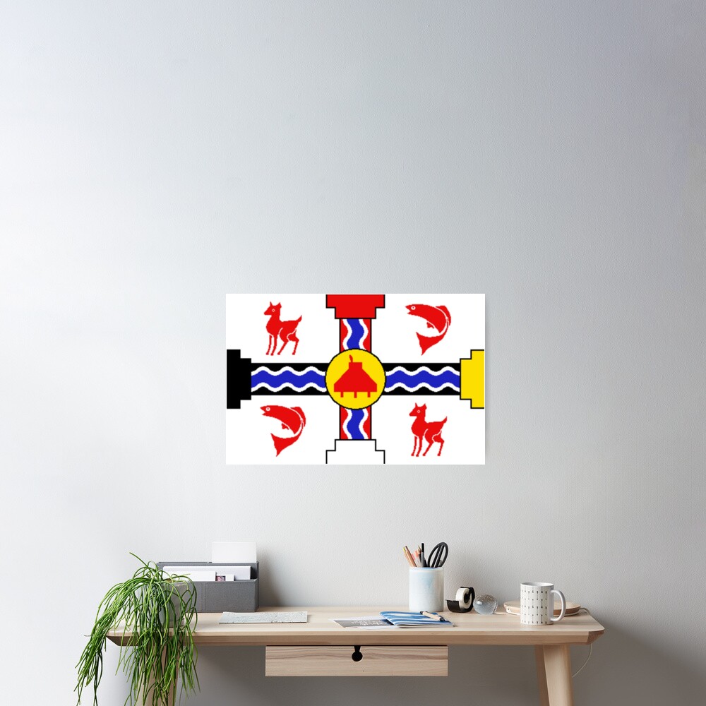 "Flag of the Secwepemc Nation Canada" Poster for Sale by mo91 | Redbubble