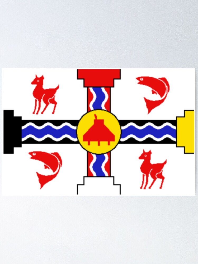 "Flag of the Secwepemc Nation Canada" Poster for Sale by mo91 | Redbubble