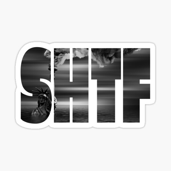 "Preppers/survivalist design, shtf." Sticker for Sale by NobelFashion ...