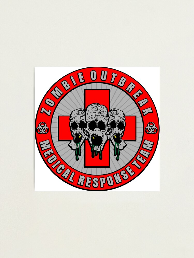 Zombie Respons Team Logo Zombie Response Team Embroidery Design