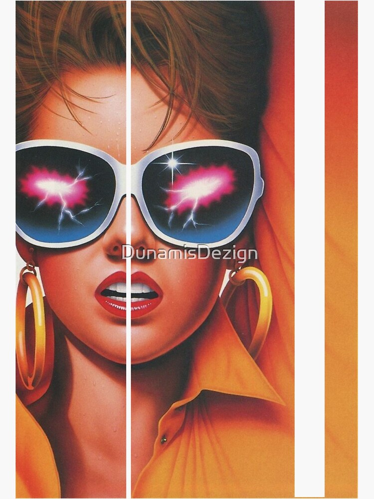 "Keizo Tsukamoto ‘85 Digital Retro Synth Art" Sticker for Sale by ...