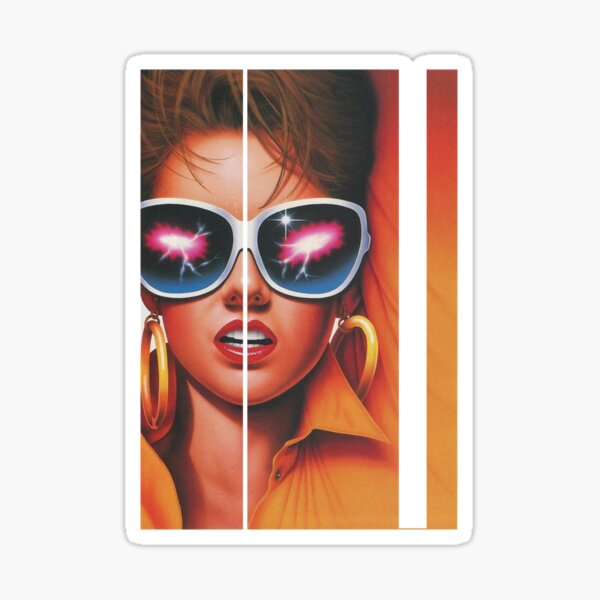 "Keizo Tsukamoto ‘85 Digital Retro Synth Art" Sticker for Sale by ...