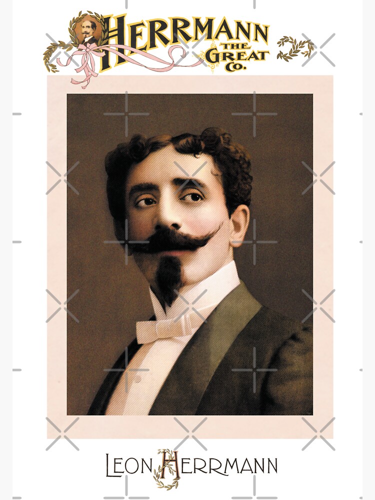 "Herrmann the Great" Sticker for Sale by daveRei | Redbubble