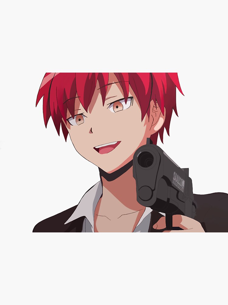 "Classic Karma Akabane " Sticker by MoriCreates | Redbubble