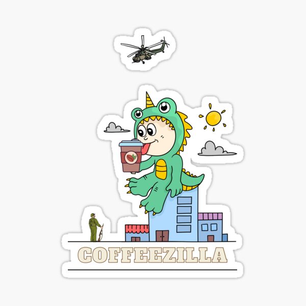 "coffeezilla" Sticker for Sale by Youssef-Pasha | Redbubble