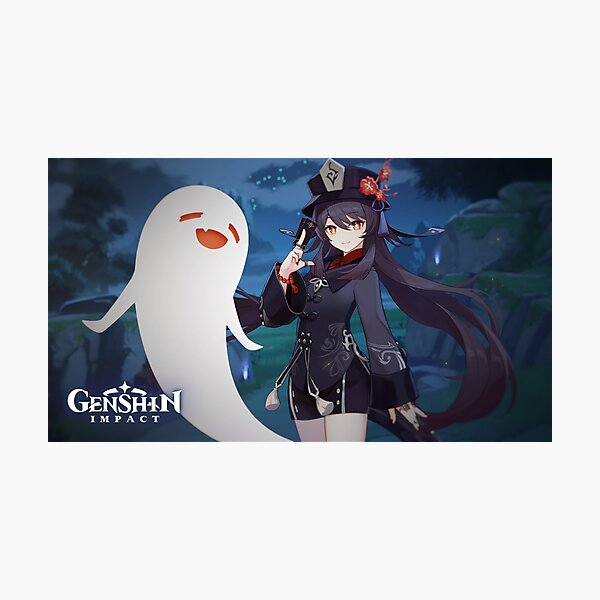 Lámina fotográfica «Hu Tao - Impacto de Genshin» de Aka-Hanako | Redbubble