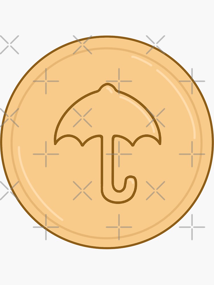 "Squid Game Dalgona Umbrella" Sticker for Sale by huyenlinh | Redbubble