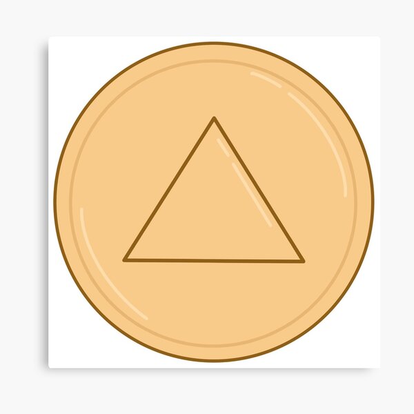 "Squid Game Dalgona Triangle" Canvas Print for Sale by huyenlinh ...